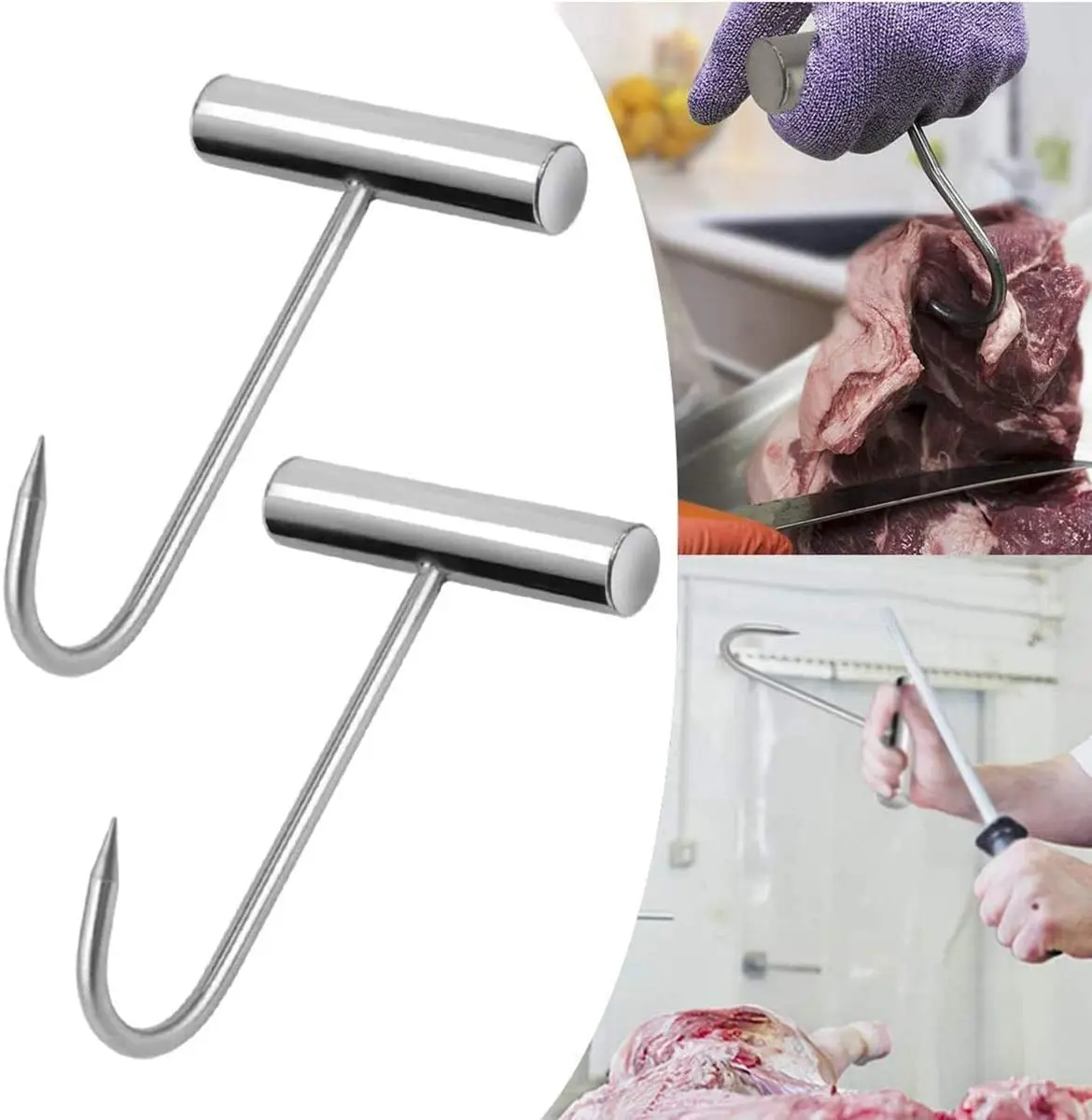 1Pcs-Stainless-Steel-T-Hooks-T-Handle-Meat-Boning-Hook-for-Kitchen ...