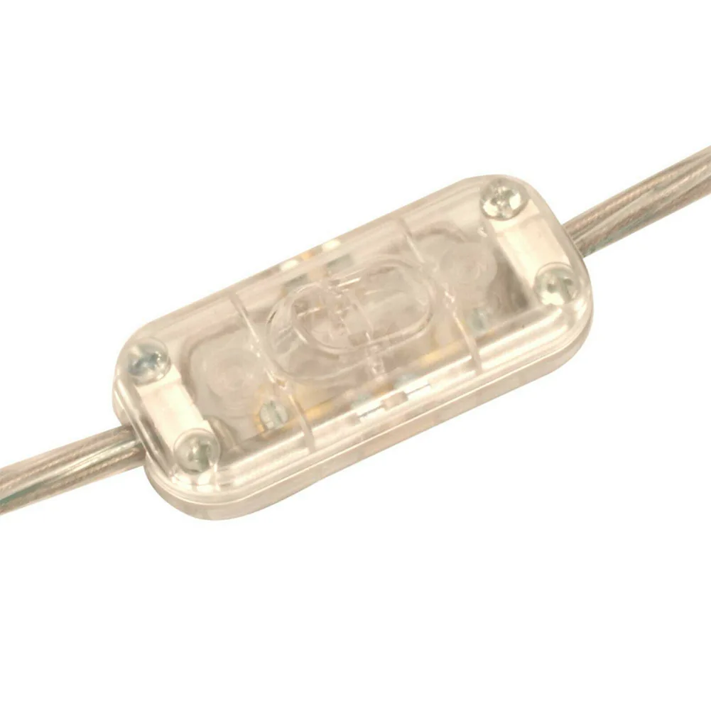 Leviton AC Switch Lighting Parts Uxcell Lamp Cord Inline Button Switch ...