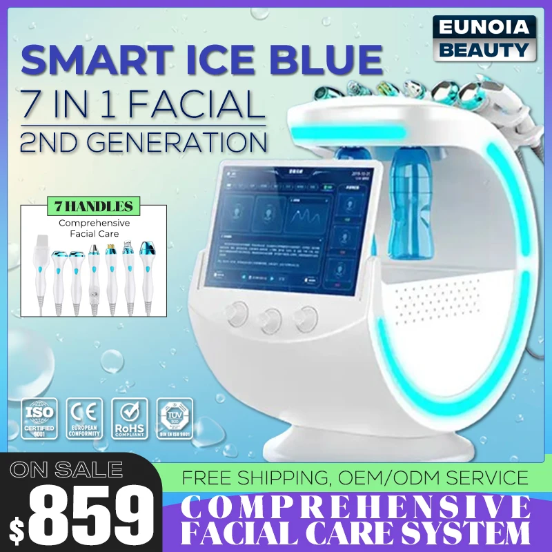 Smart-Ice-Blue-7-in-1-Hydro-Oxygen-Comprehensive-Facial-Machine ...