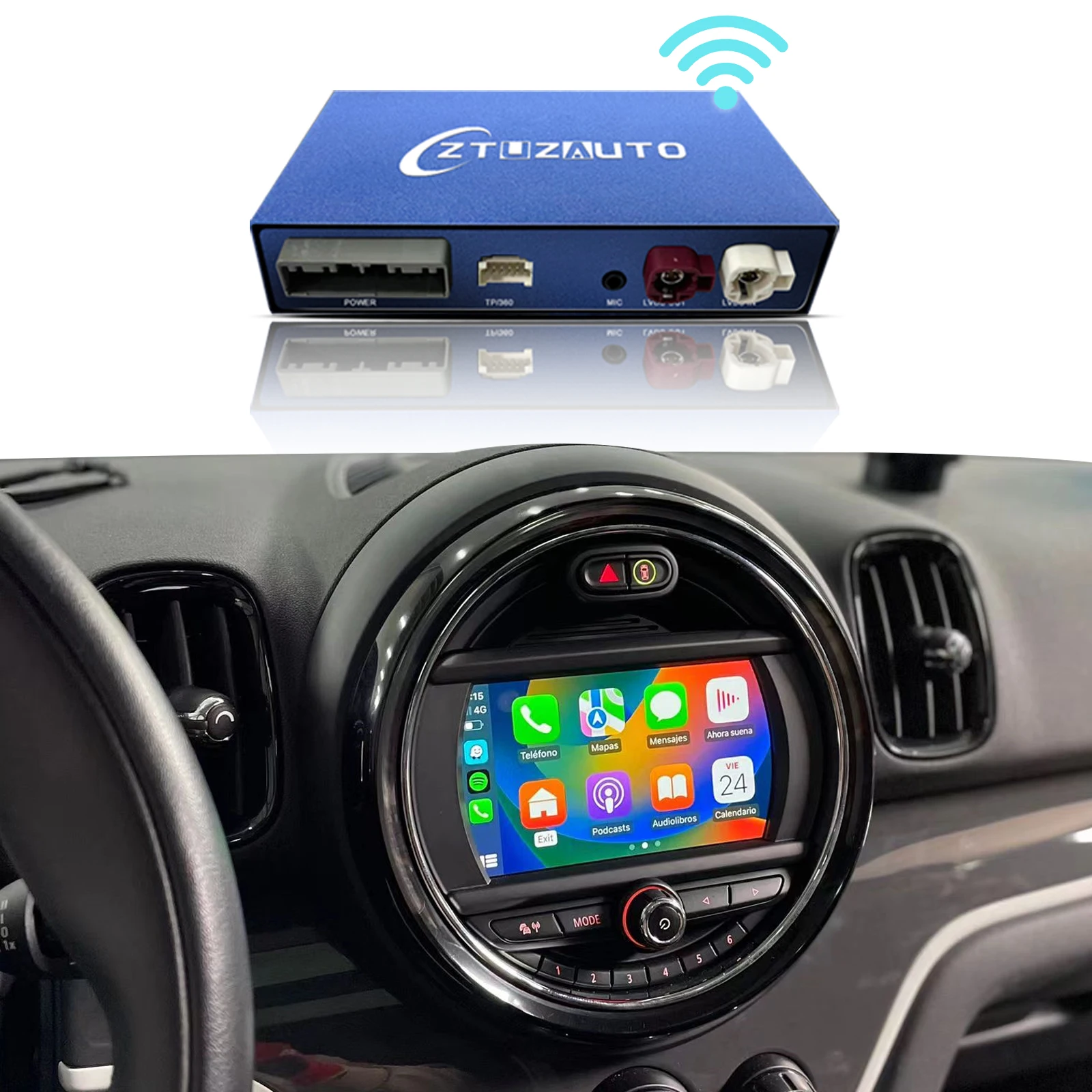 CarPlay-inal-mbrico-Android-Auto-para-Mini-R55-R56-R57-R58-R59-R60-R61 ...