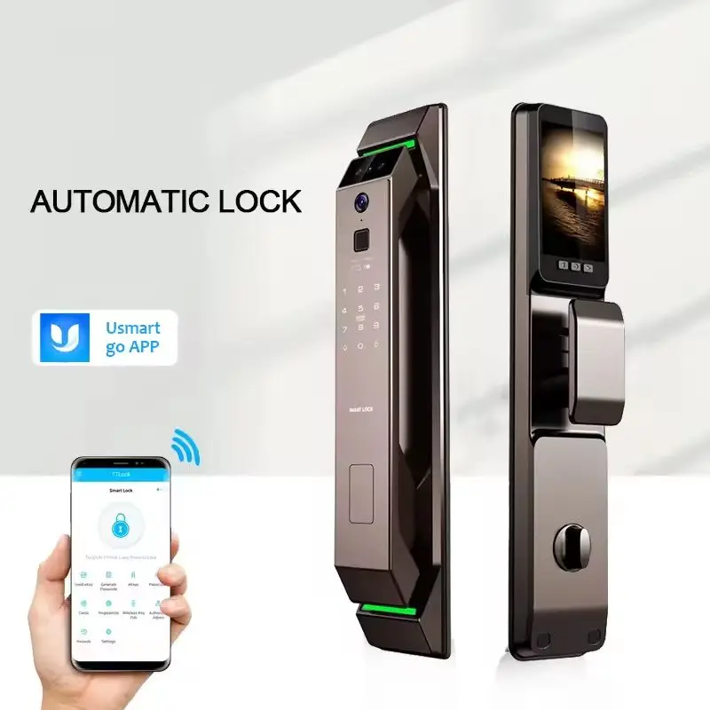 Electronic-Automatic-Smart-Door-Lock-3D-Face-Recognition-Fingerprint ...