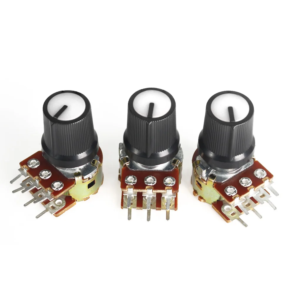 Juego de potenciómetros WH148, Kit de potenciómetro rotativo cónico ...