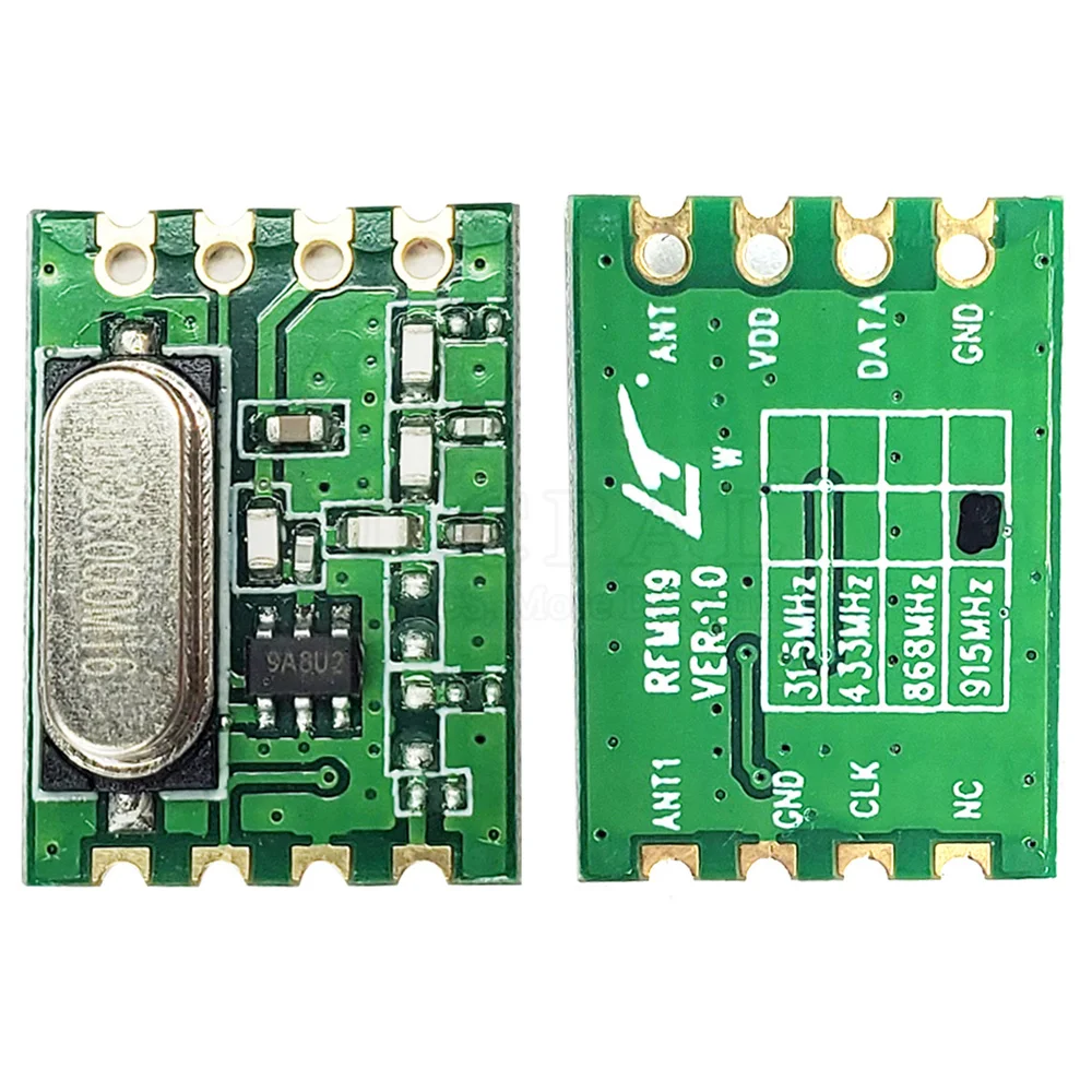 RFM119 RFM119S 315/433/868/919MHZ Rf Emission Module (G)FSK/OOK 240-960 MHz 1.8-3.6V SMART HOME ...