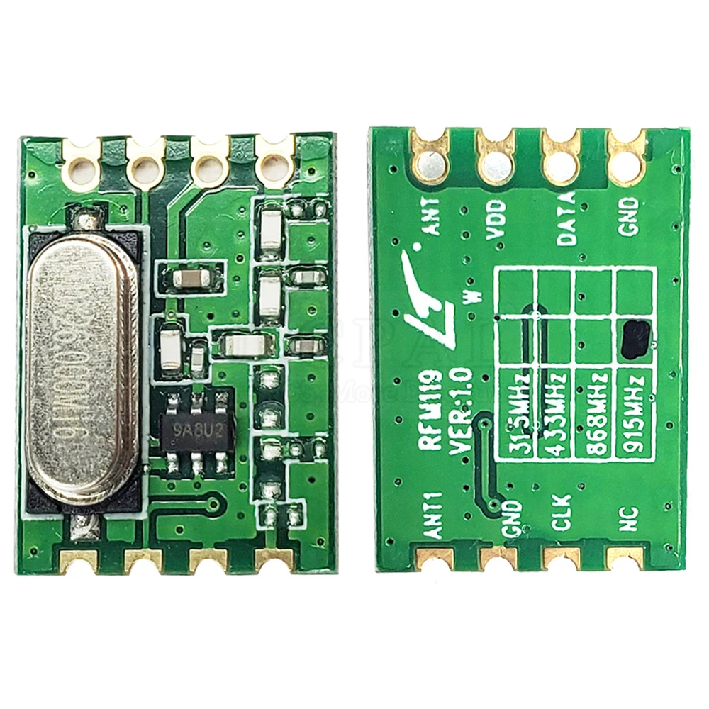 Rfm119 Rfm119s 315/433/868/919mhz Rf Emission Module (g)fsk/ook 240-960 Mhz 1.8-3.6v Smart Home ...