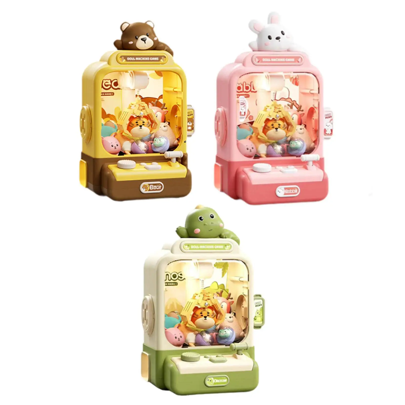 Electronic-Claw-Machine-for-Kids-Pretend-Play-Sounds-Grabber-Plush ...