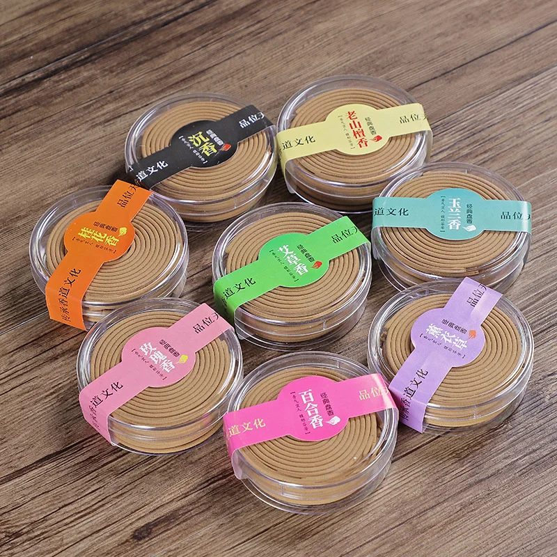 20 pçs natural sândalo agarwood bobina incenso buda yoga incenso ...