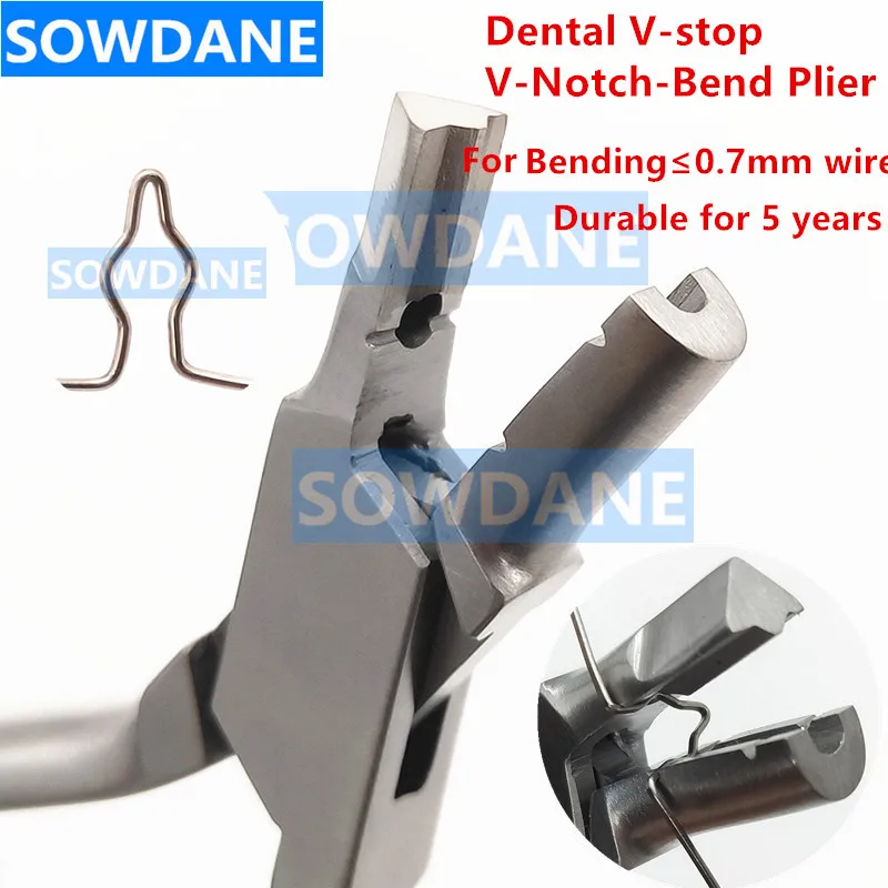 New Dental Orthodontic Schwarz Arrow Clasp Bending Bend Plier V Notch ...
