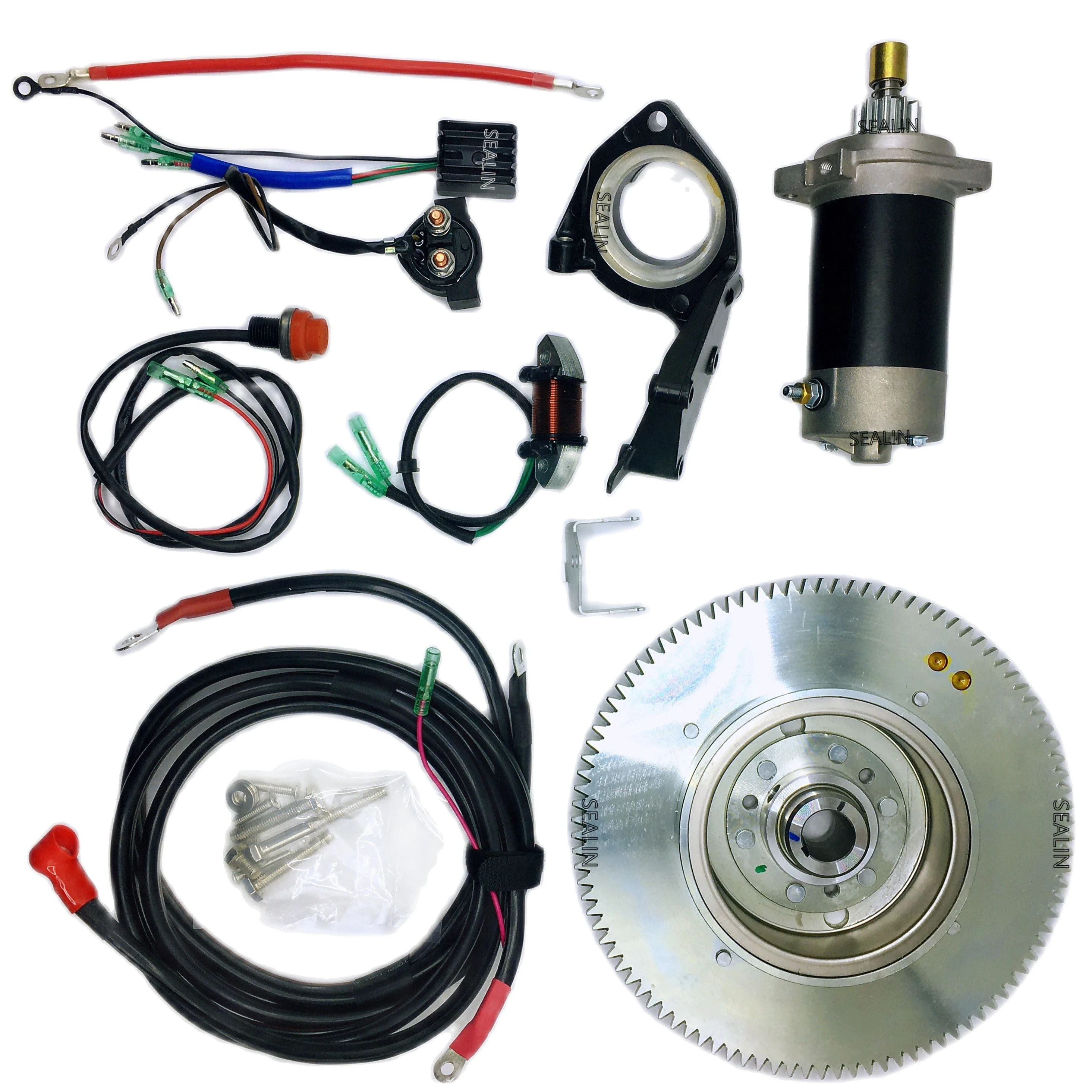 KIT-de-arranque-el-ctrico-FLWYHEEL-para-YAMAHA-MOTOR-fueraborda-F30HMHS ...