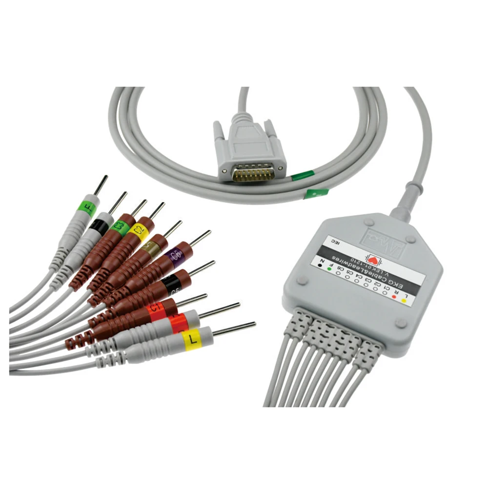 Cable-de-conexi-n-reutilizable-Compatible-con-Nihon-Kohden-10-cables ...