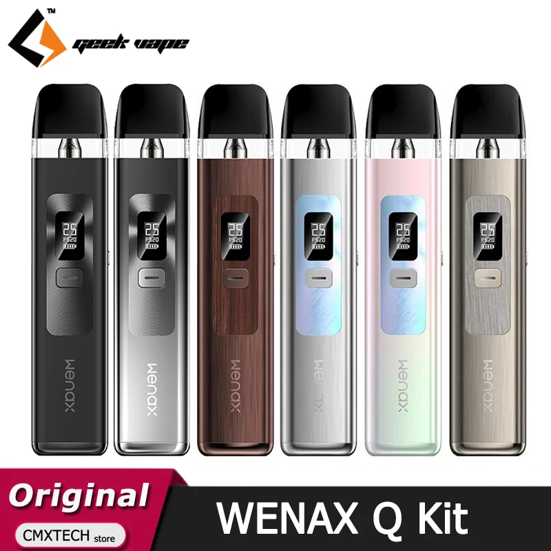 Original-Geekvape-Wenax-Q-Pod-Kit-1000mAh-Battery-25W-Vape-with-2ml-Q ...