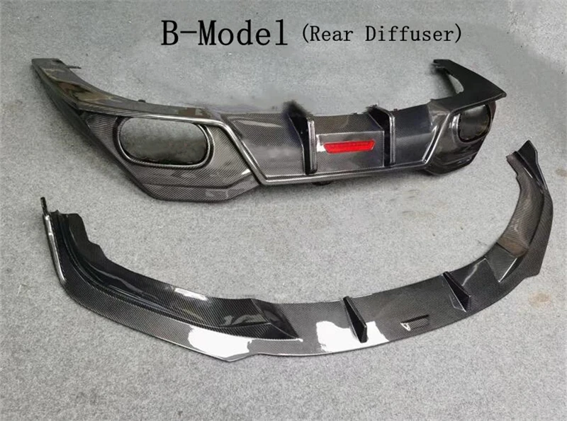 For BMW 840 G14 G15 G16 2019-2023 REAL Carbon Fiber Front Lip Rear ...