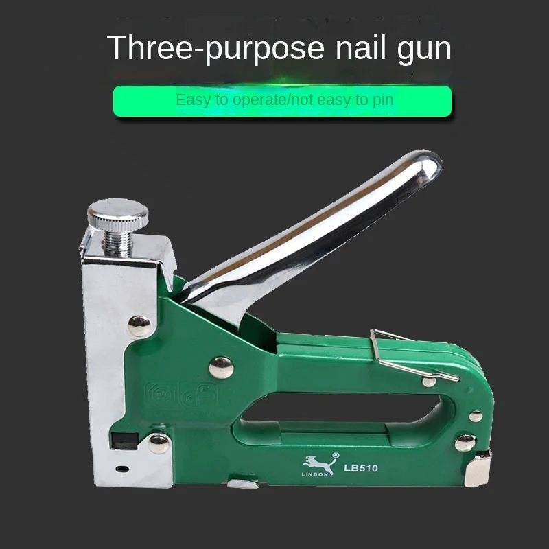 LLINBON-Manual-Nail-Gun-Three-purpose-Code-Nail-Gun-Gas-Nail-Gun-U ...