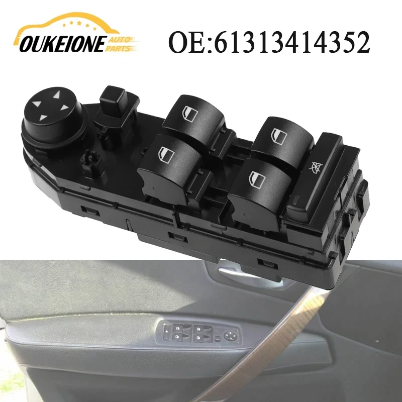 61313414352-Power-Window-Lifter-Mirror-Switch-Control-Unit-Driver-Side ...