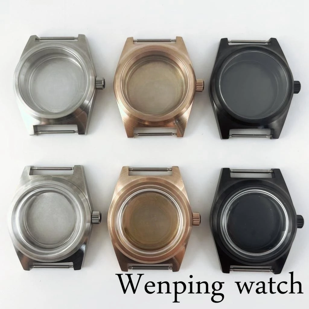 New-Original-38mm-Black-Silver-Rose-Gold-Flat-Dome-Coated-Glass-Mirror ...