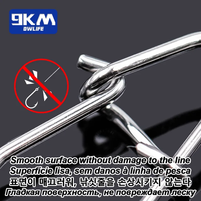 Snap Swivel 50-Pack Size #5 Stainless Steel Duo Lock Snaps - USA Made ...