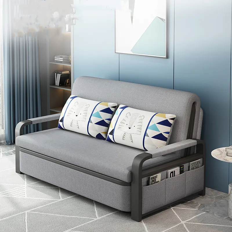 Nordic Simple Living Room Sofa 3 Seater Sofa Bed Convertible Living ...