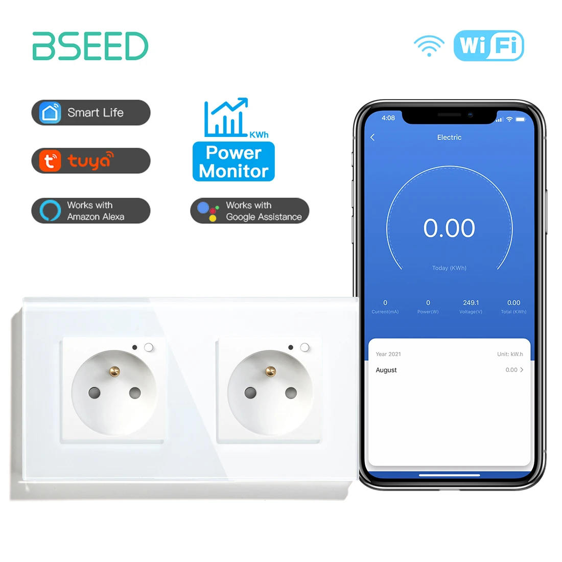 Bseed-franc-s-wifi-tomadas-de-parede-inteligente-plugues-fun-o-tuya ...