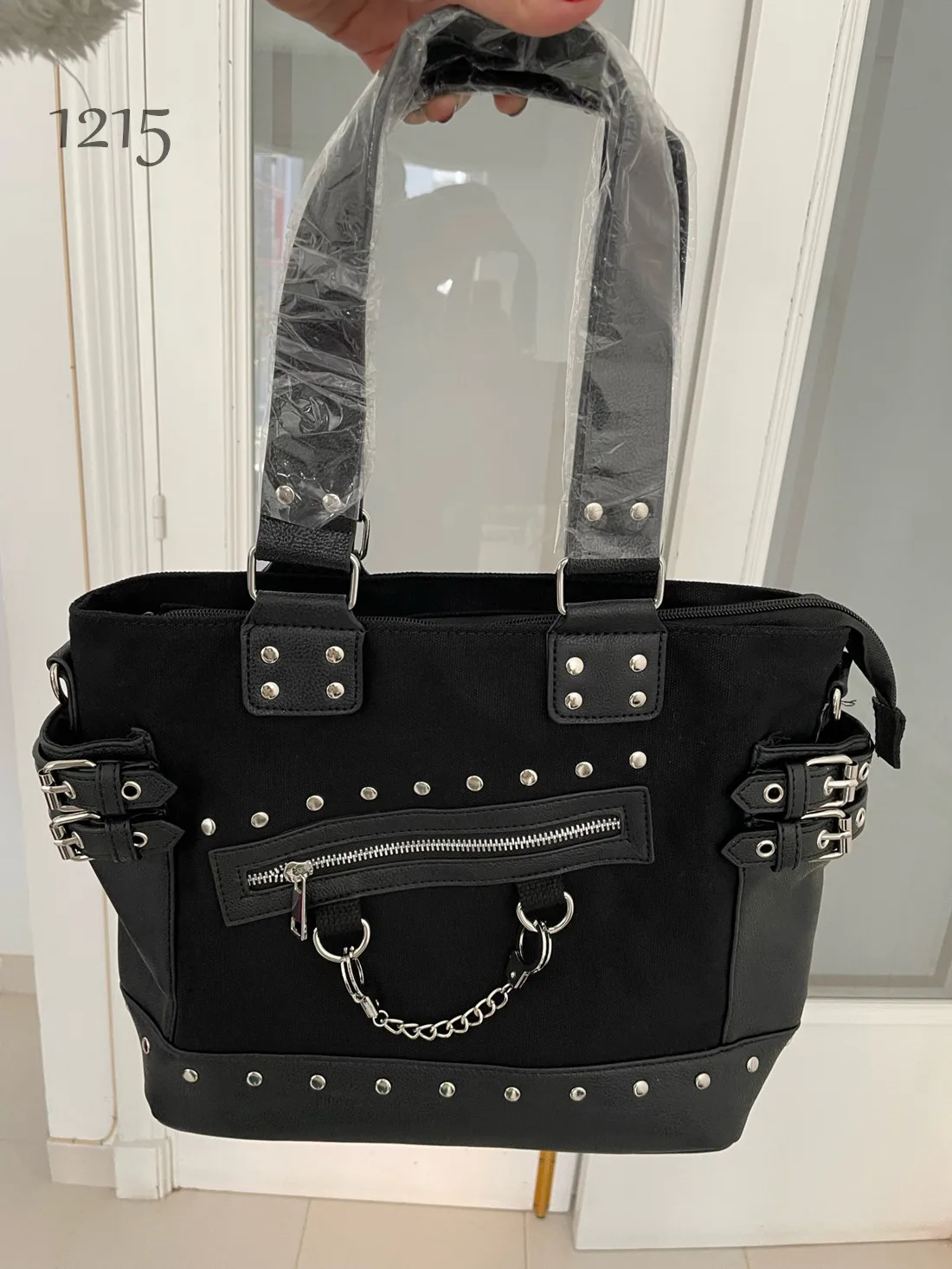 Gothic-Canvas-Handcuff-y2k-Punk-Handbag-Shoulder-Bag-Fashion-Women-Men ...