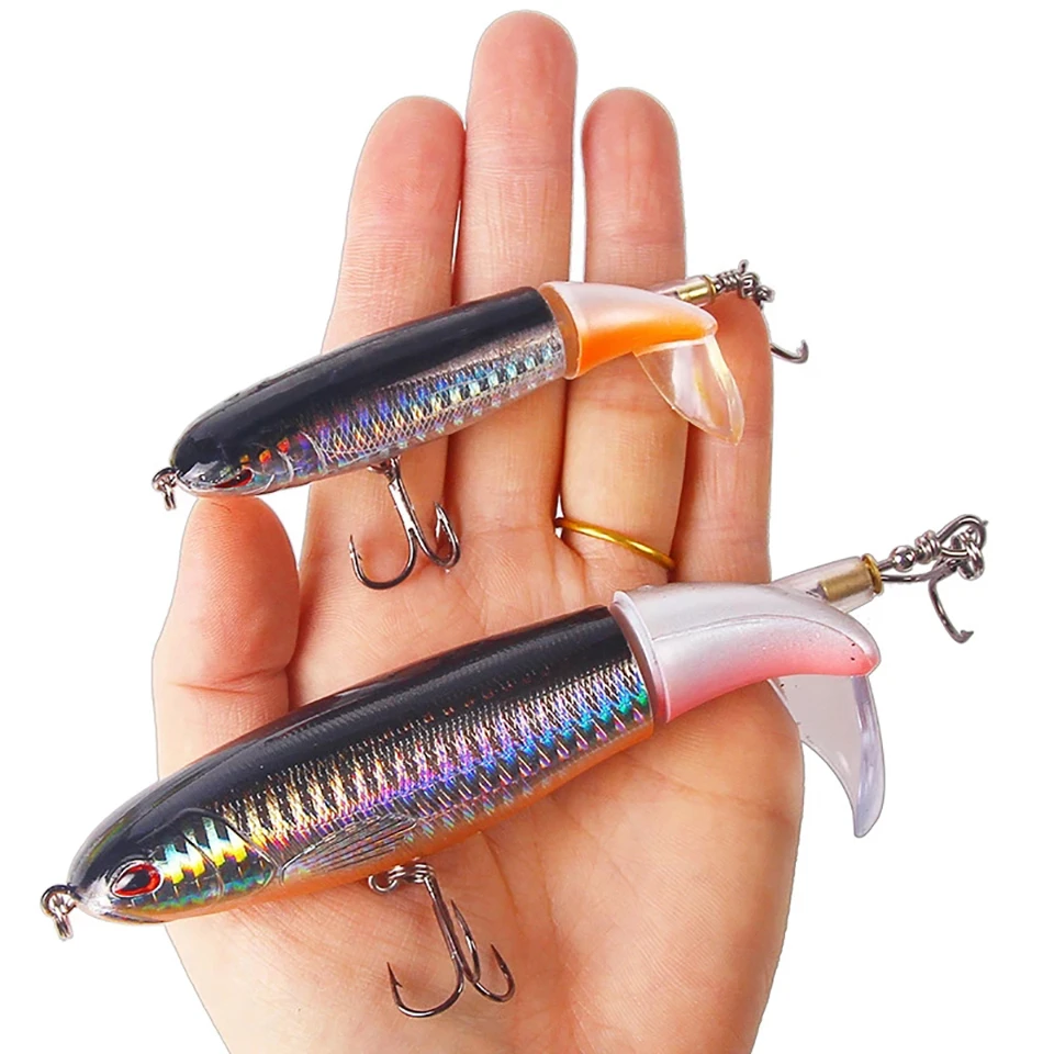GOBYGO 1PCS Whopper Popper 10cm/14cm Fishing Lure Artificial Bait Hard ...