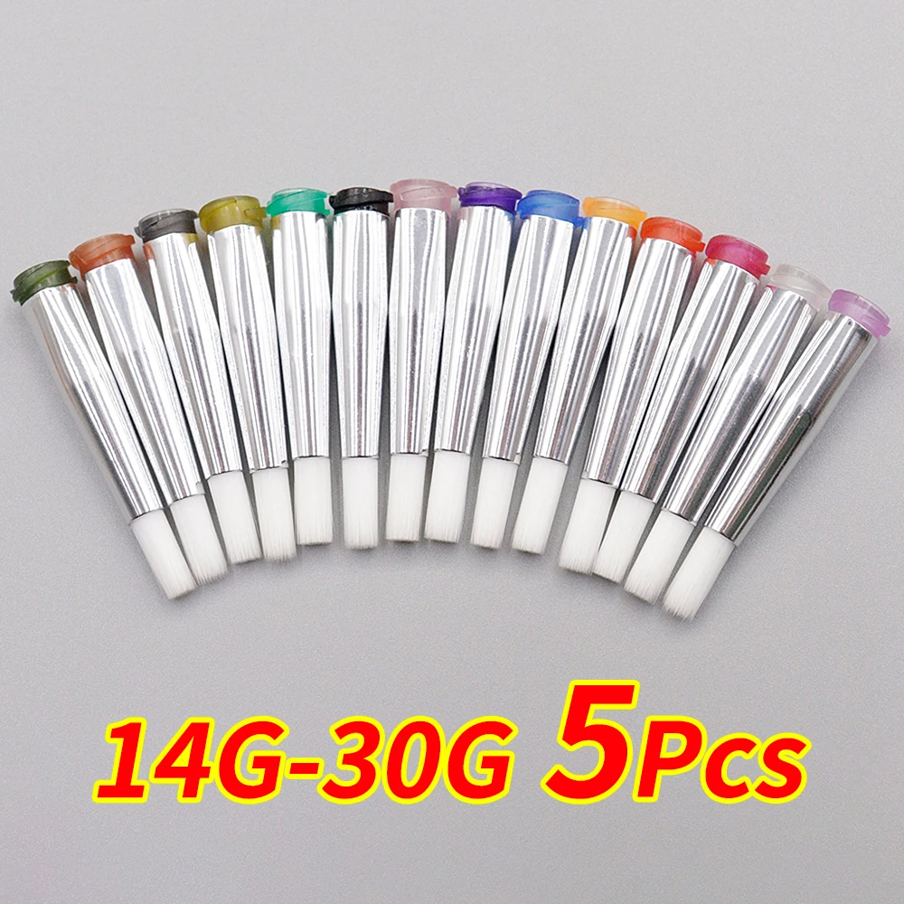 5pcs-4mm-round-mouth-soft-brush-needle-dispensing-injection-needle-glue-coating-needle-for ...