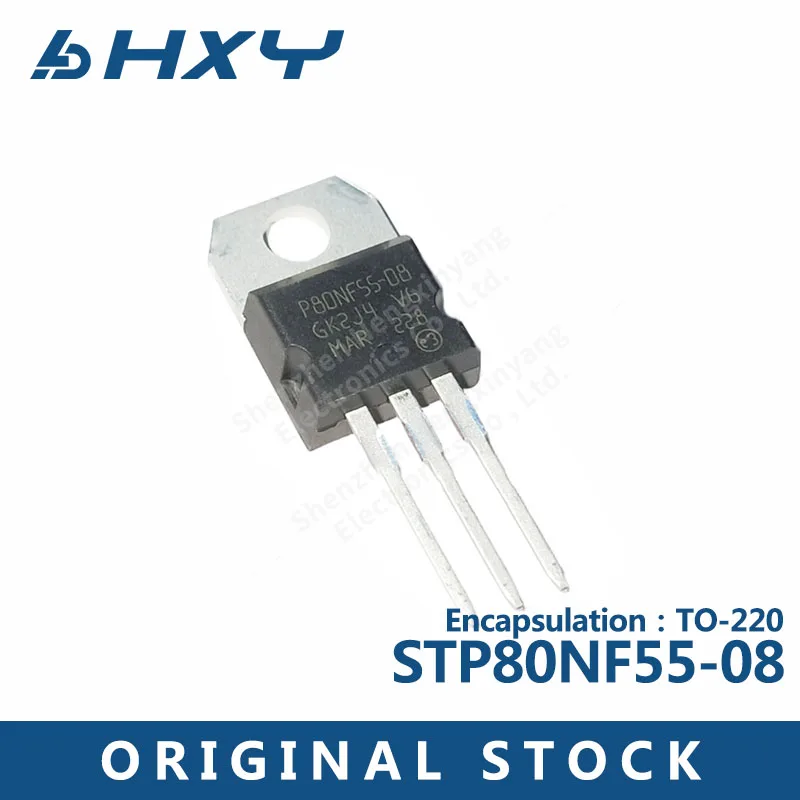 10PCS-STP80NF55-08-Screen-printing-P80NF55-08-MOS-FET-inverter-is ...