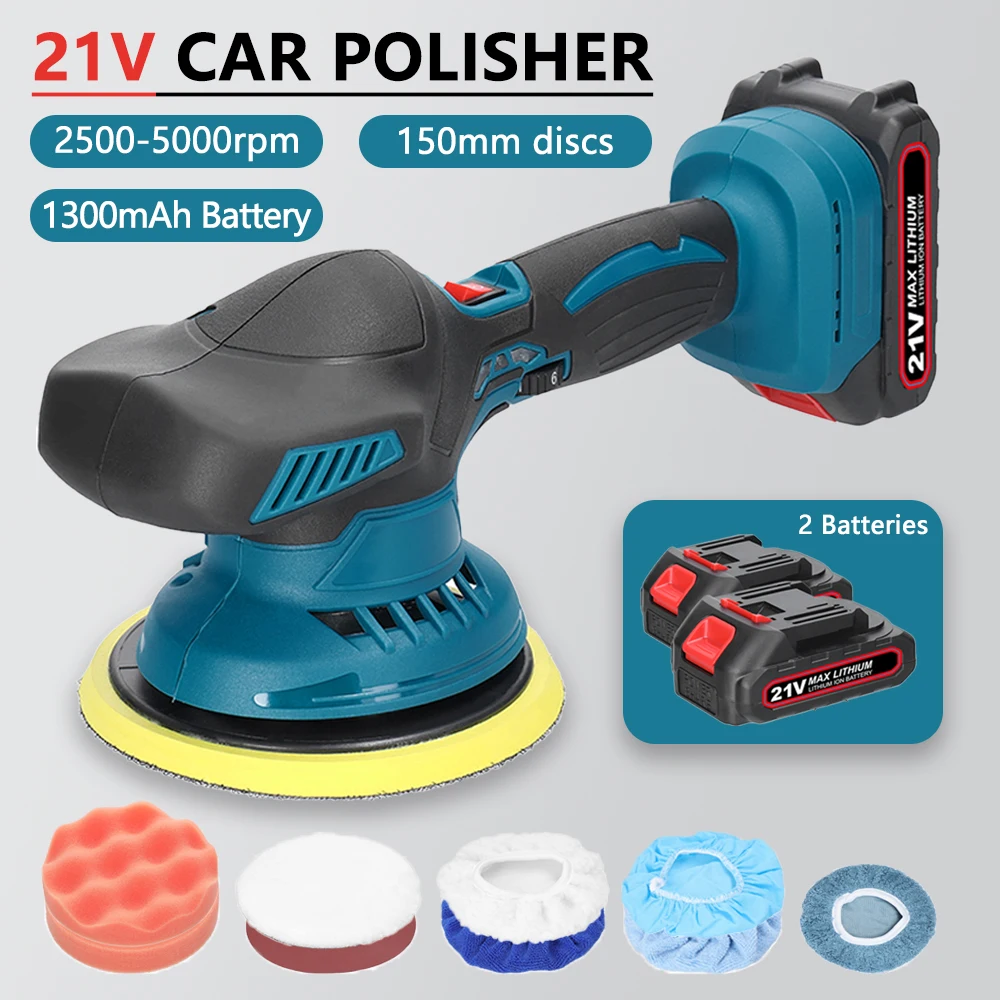 21v-6-Zoll-Akku-Polierer-6-G-nge-Geschwindigkeit-verstellung-Auto ...