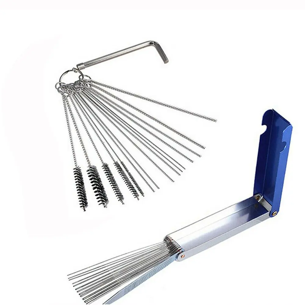 Cleaner-Tool-Set-Stainless-Steel-Wires-Brush-Spiral-Brush-Aluminum-box ...
