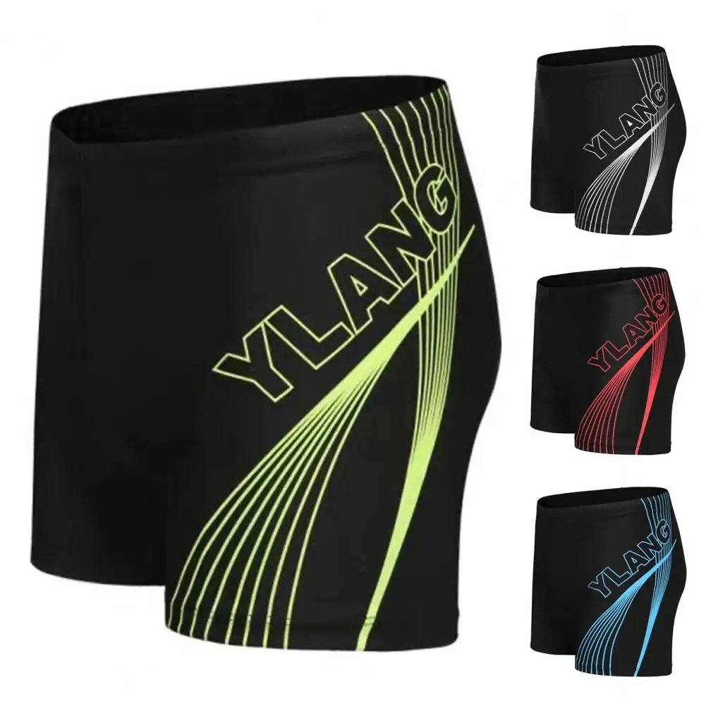 Chic-Male-Letter-Print-Swimming-Pool-Trunks-Breathable-Swimming-Trunks ...