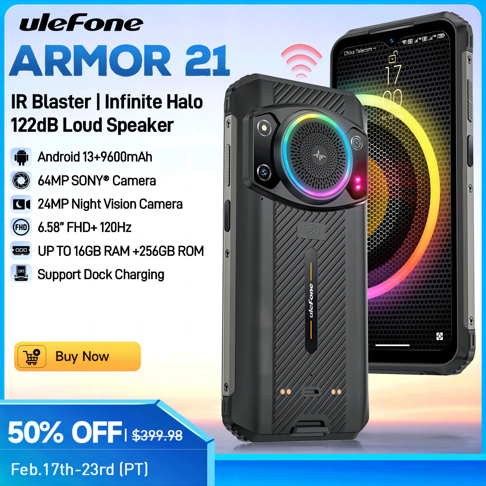 Ulefone-Smartphone-robuste-Armor-21-t-l-phone-portable-Android-13-G99 ...