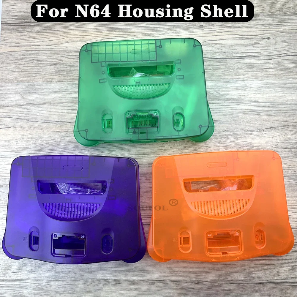 New-Translucent-Replacement-Box-Full-Housing-Shell-Case-for-N64-All ...
