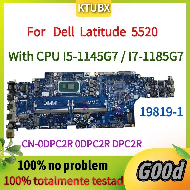 19819-1-CN-0DPC2R-0DPC2R-DPC2R-For-Dell-Latitude-5520-Laptop ...