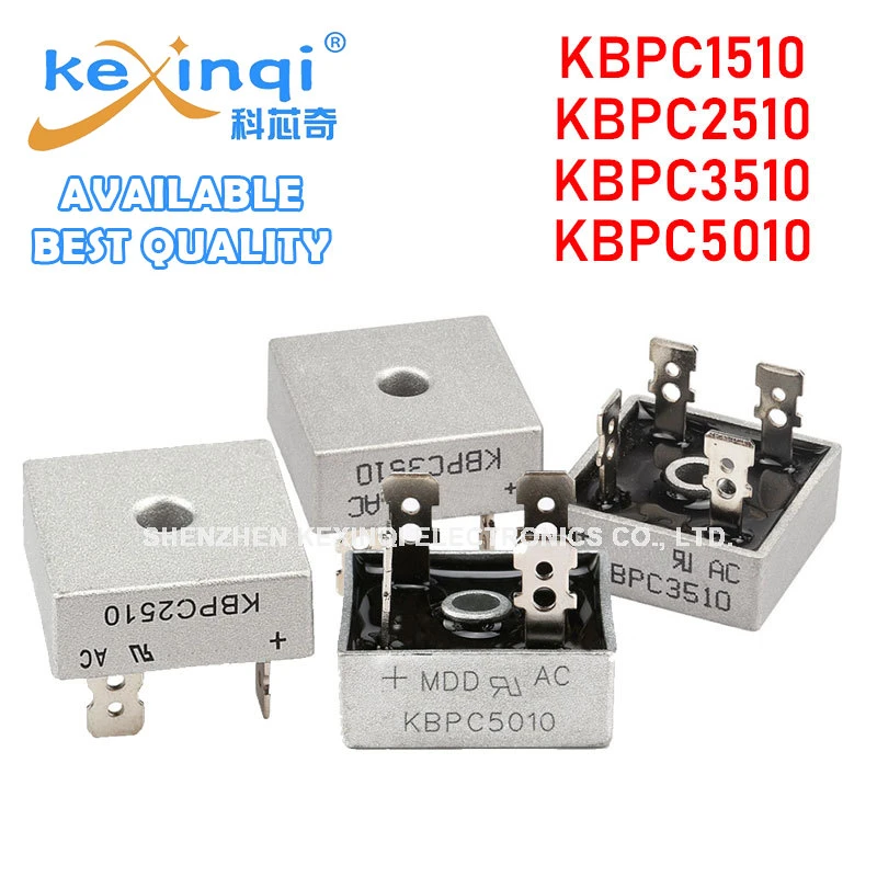 다이오드 브리지 정류기 재고 있음, KBPC1510, KBPC2510, KBPC3510, KBPC5010, 50A, 35A ...