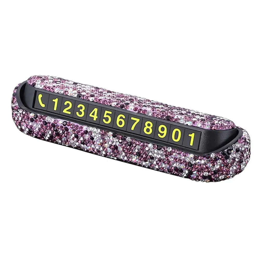 Gift-Phone-Number-Card-Hideable-Sun-resistant-Compact-Hidden-Rhinestone ...