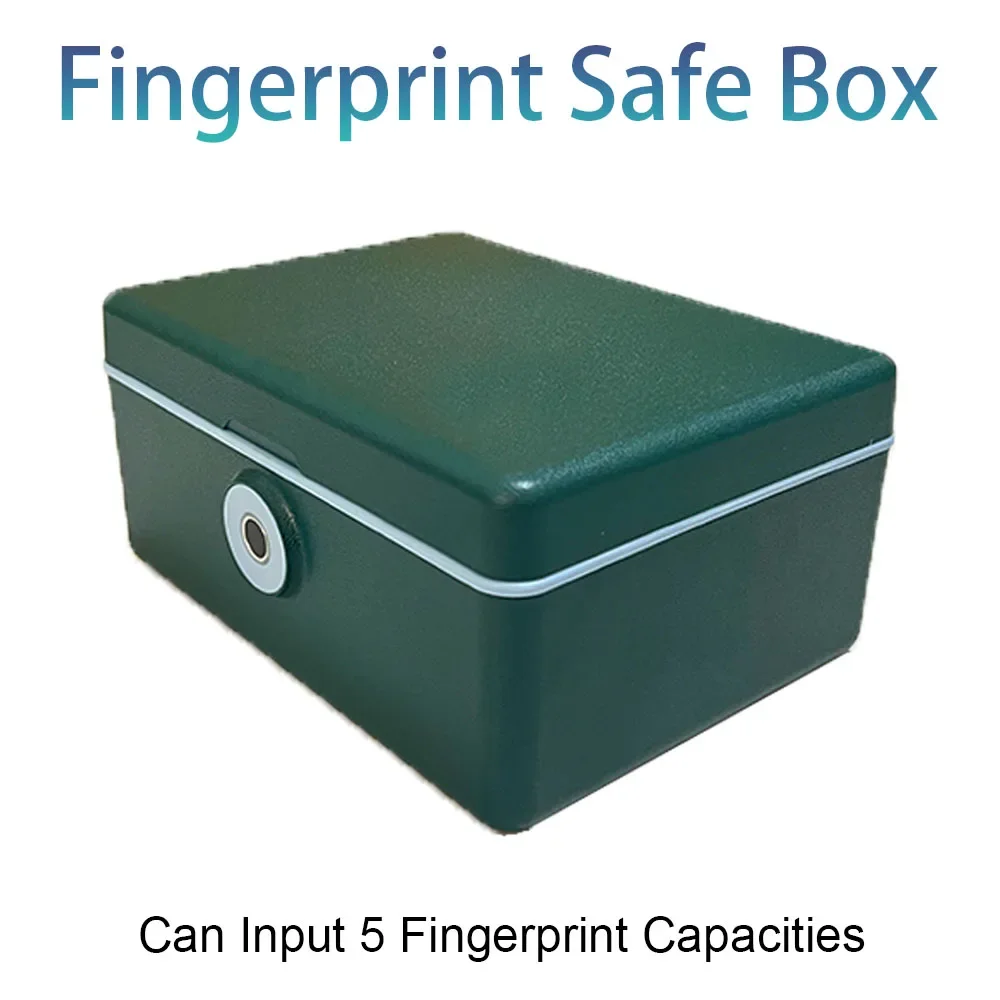 Biometric-Fingerprint-Safe-Box-Money-Cash-Jewelry-Security-Storage-Box ...