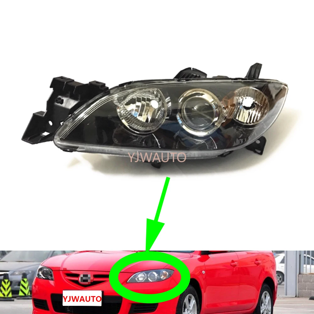 Conjunto-de-faros-delanteros-para-coche-Mazda-3-l-mpara-de-circulaci-n ...