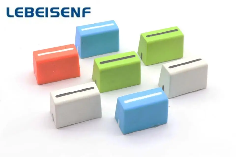 20pcs Slide Potentiometer Pusher Cap 4mm 8mm Hole Pusher Cap Color ...