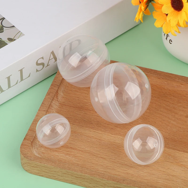 50PCS-Clear-Can-Open-Transparency-Plastic-Capsule-Toy-Surprise-Ball ...