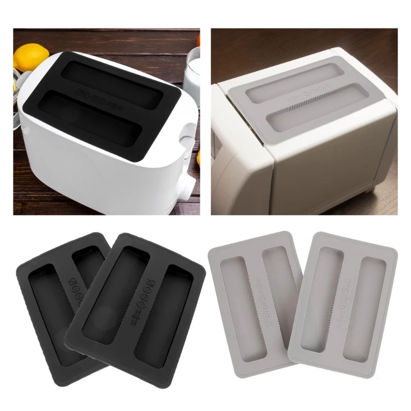 2 Pack Bread Machine Cover Silicone Toaster Lid Toaster Machine Cover ...