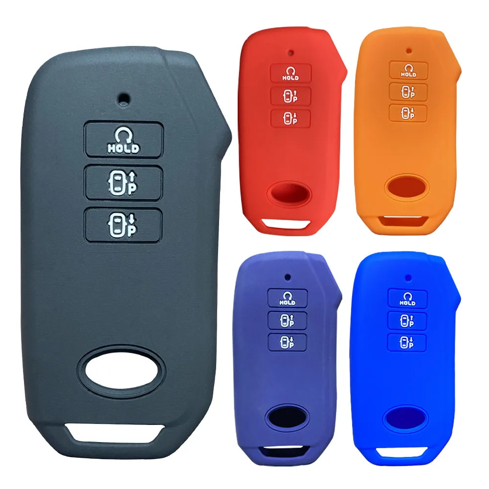 Silicone Car Key Cover Holder Fob For Kia EV6 K5 Carnival Mq4 Seltos ...