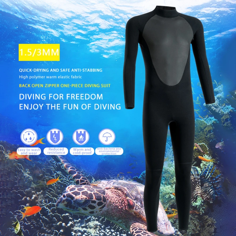 Full Body Thermal Diving Suits Keep Warm in Cold Water Full Wetsuits ...