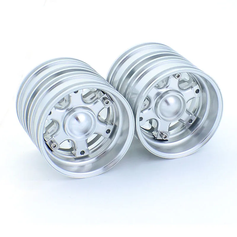 1-Pair-Aluminum-Alloy-Rear-Wheel-Upgrade-Hub-Rim-for-1-14-Tamiya-RC ...