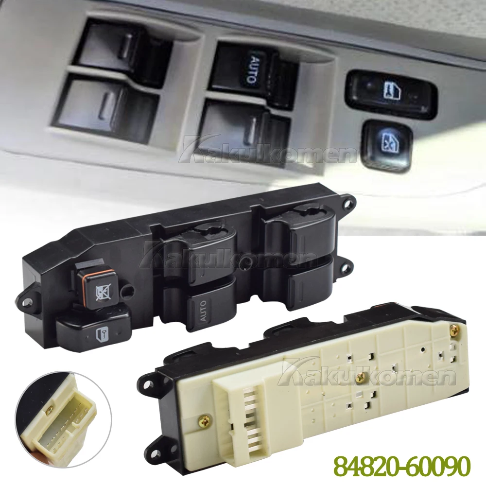 84820-60090 Car Window Master Switch Glass Lifter Button 14 Pins For ...