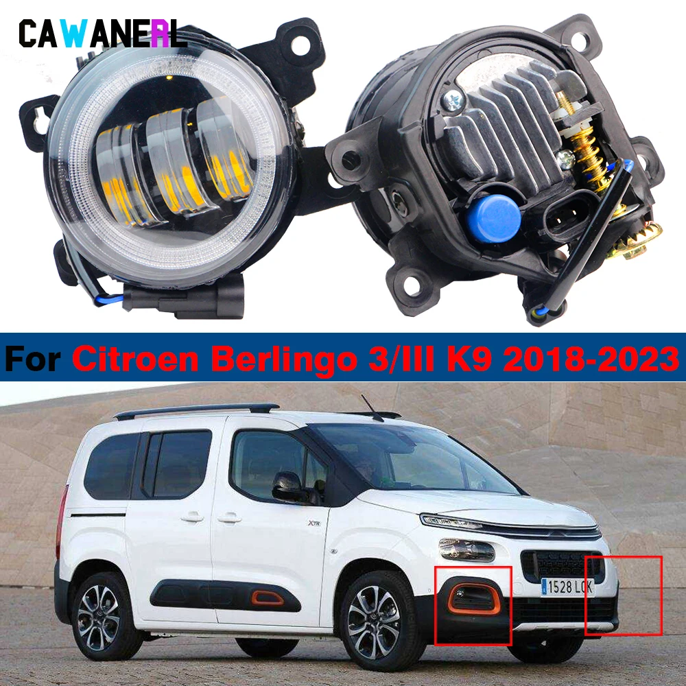 2-X-30W-Car-Angel-Eye-LED-Fog-Light-Daytime-Running-Lamp-DRL-H11-For ...