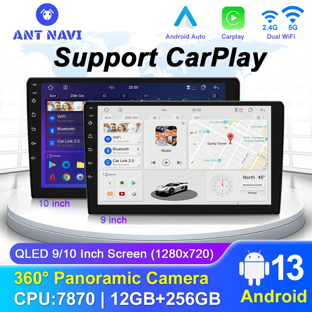 Multimedia Car Android 7870 Chip Automotive Radio With 360 Camera ...