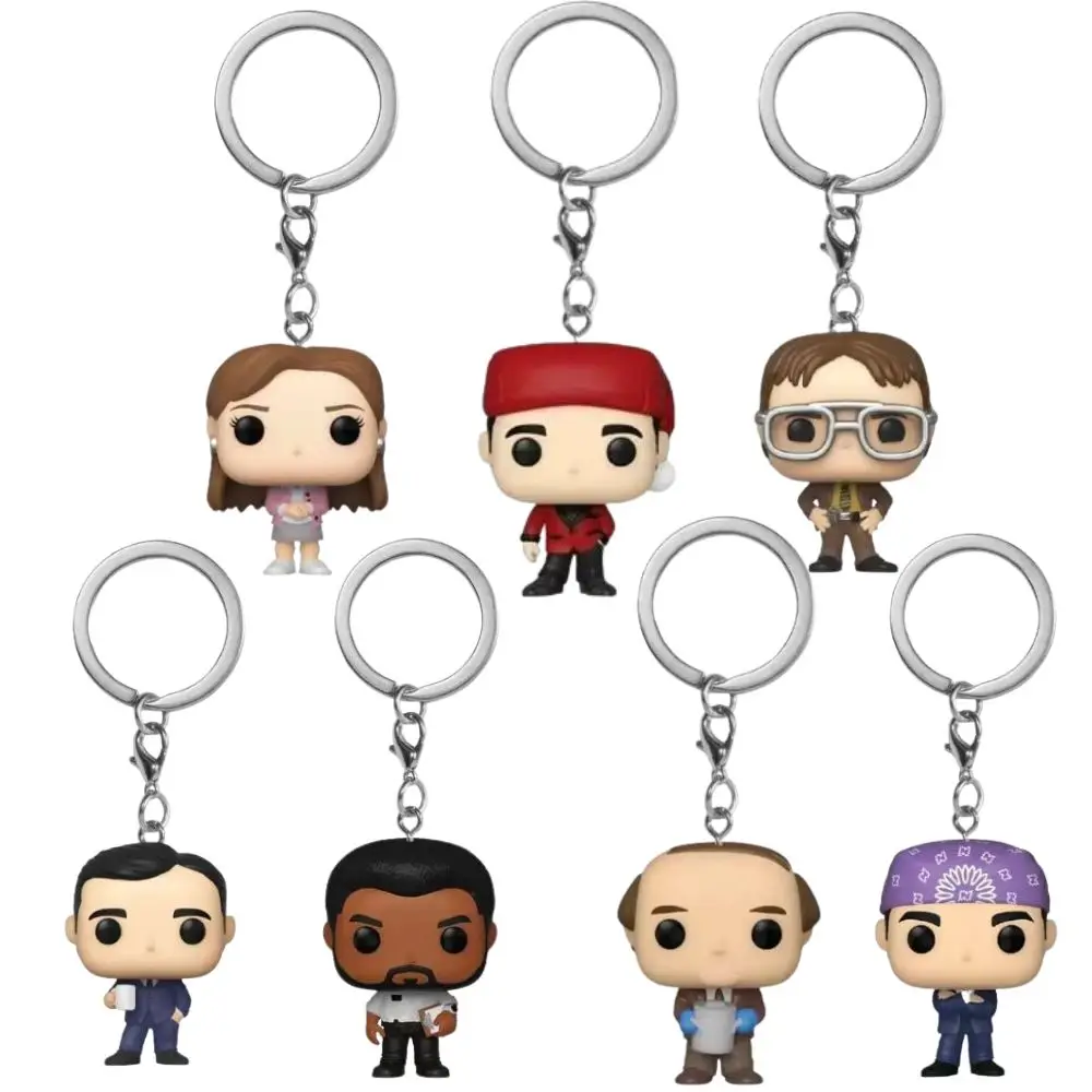 funkoe-The-Office-Keychain-Toy-PAM-BEESLY-DWIGHT-SCHRUTE-Darryl-Kevin ...