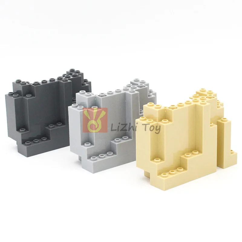 2-10pcs-MOC-Bricks-6082-Rock-Panel-4x10x6-Rectangular-DIY-Building ...