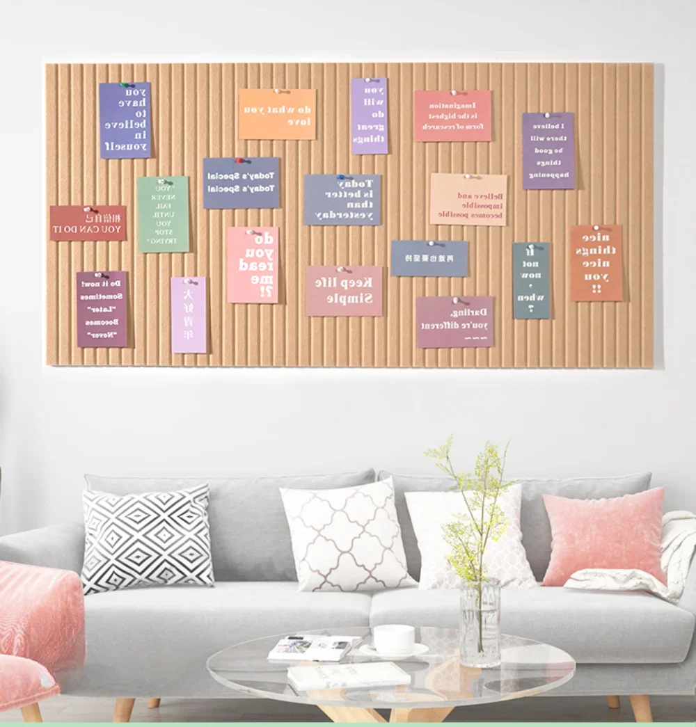 Removable-Vertical-Groove-Felt-Wall-Sticker-Nordic-Letter-Board-Message ...