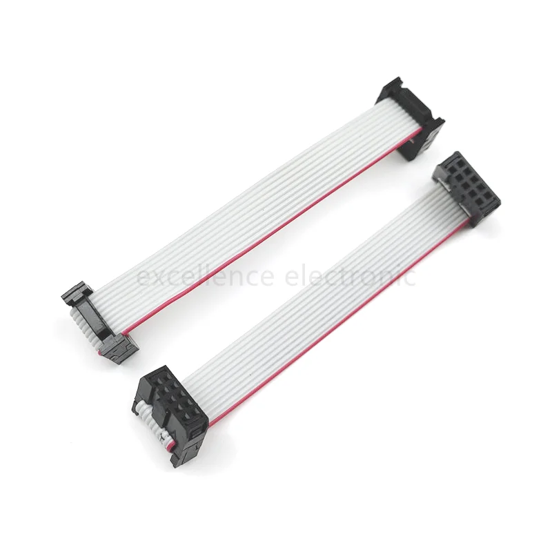 아두이노 DIY IDC 소켓 연장 플랫 리본 케이블 와이어, FC 10P 10 핀, 10cm|wire 10cm|extension ...