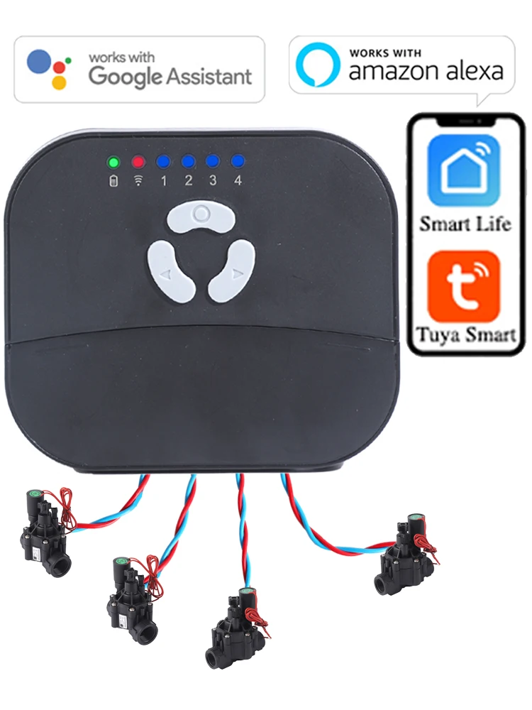 4-Zone-WiFi-Smart-Indoor-Sprinkler-Controller-Irrigation-System-Water ...