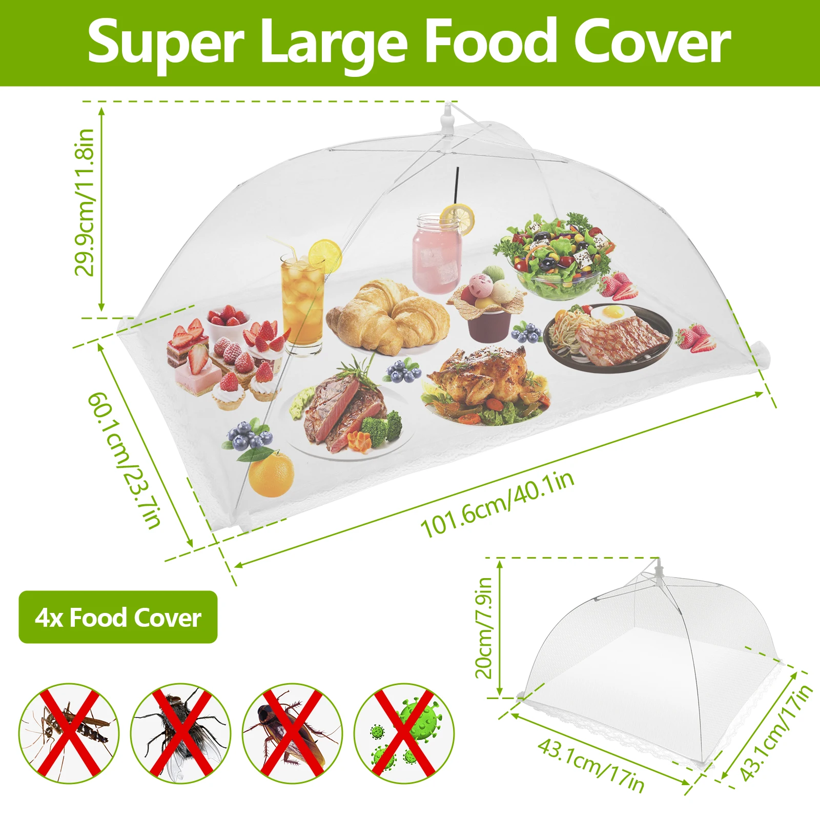5Pcs Mesh Food Cover – The Mountain EXP